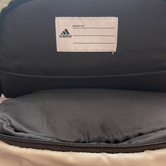 adidas | Bags | Adidas Core Advantage 3 Backpack Beige Black Grey W ...